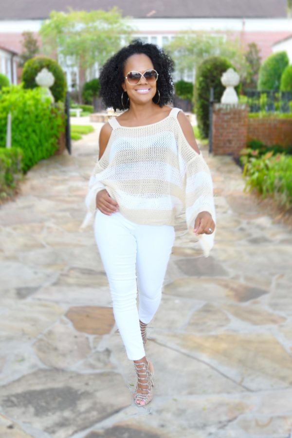 Classic Cold | Long Sleeve Cold Shoulder Sweater – Fourth & Jack